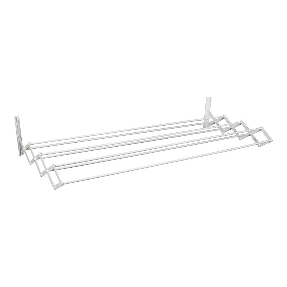 Varal de Parede Sanfonado em Alumínio 100cm Branco QUALITY / REF ...
