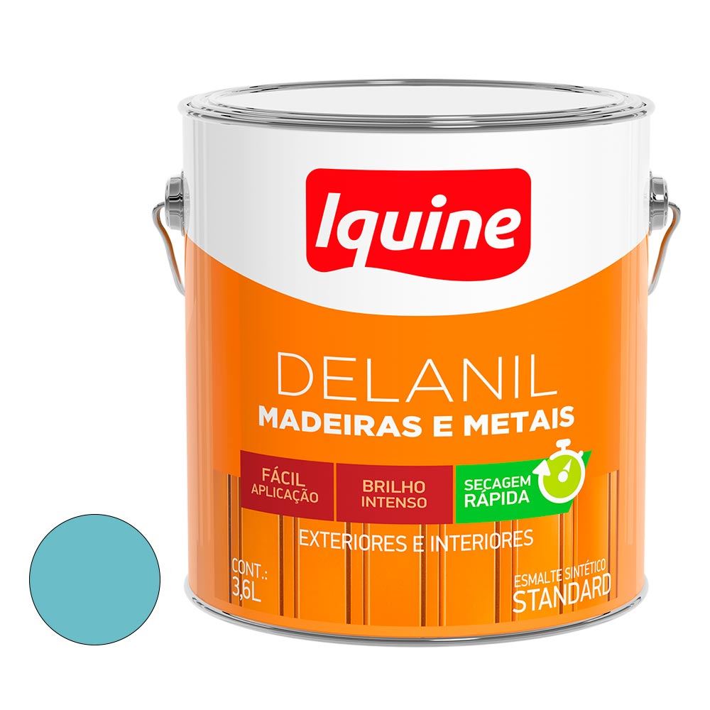 Tinta Esmalte Sintético Brilhante 3,6 Litros Delanil Madeiras e Metais ... Tinta Esmalte Sintético Brilhante 3,6 Litros Delanil Madeiras e Metais ...