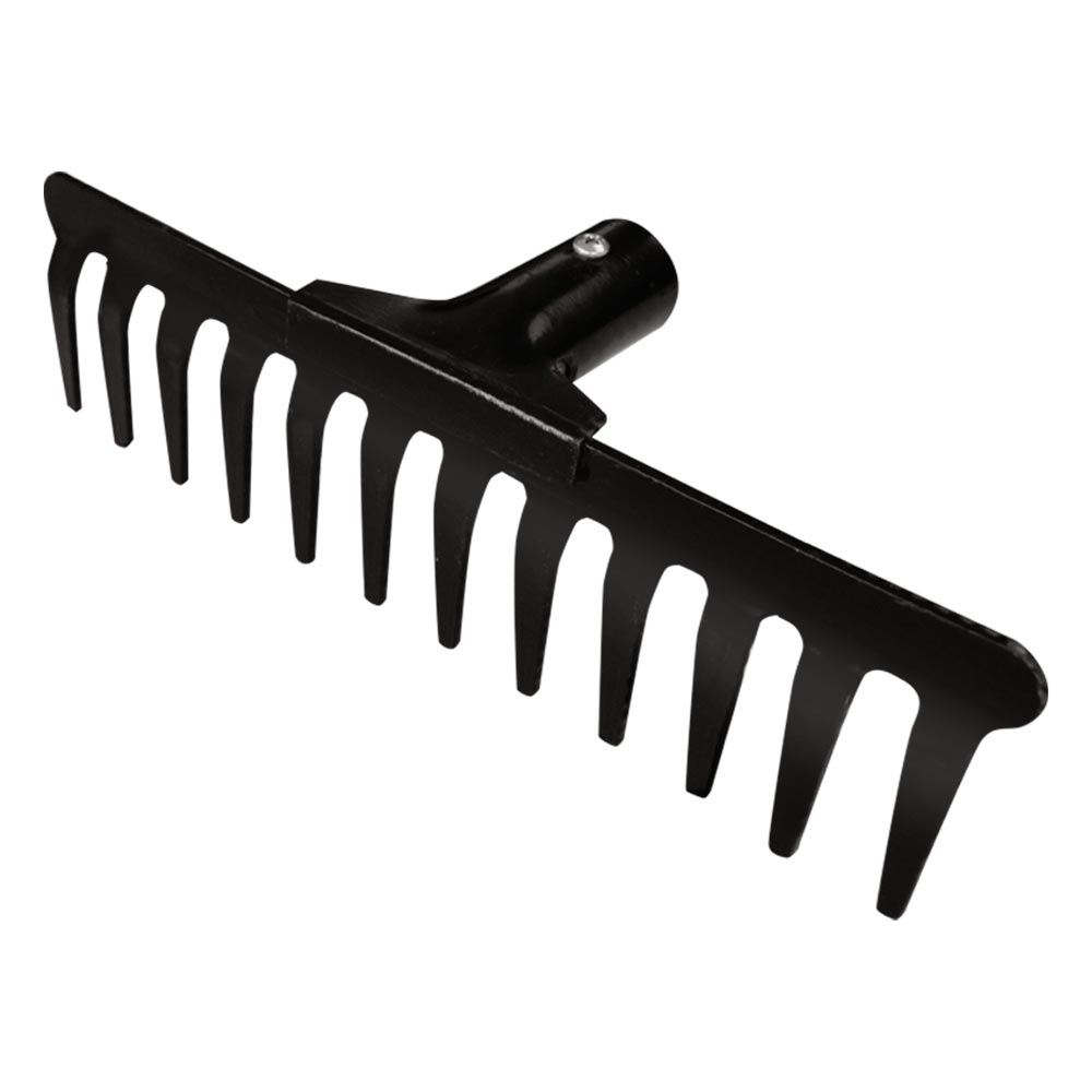 Ancinho Curvado em Aço com 12 Dentes Robusto sem Cabo RAMADA / REF. 6815