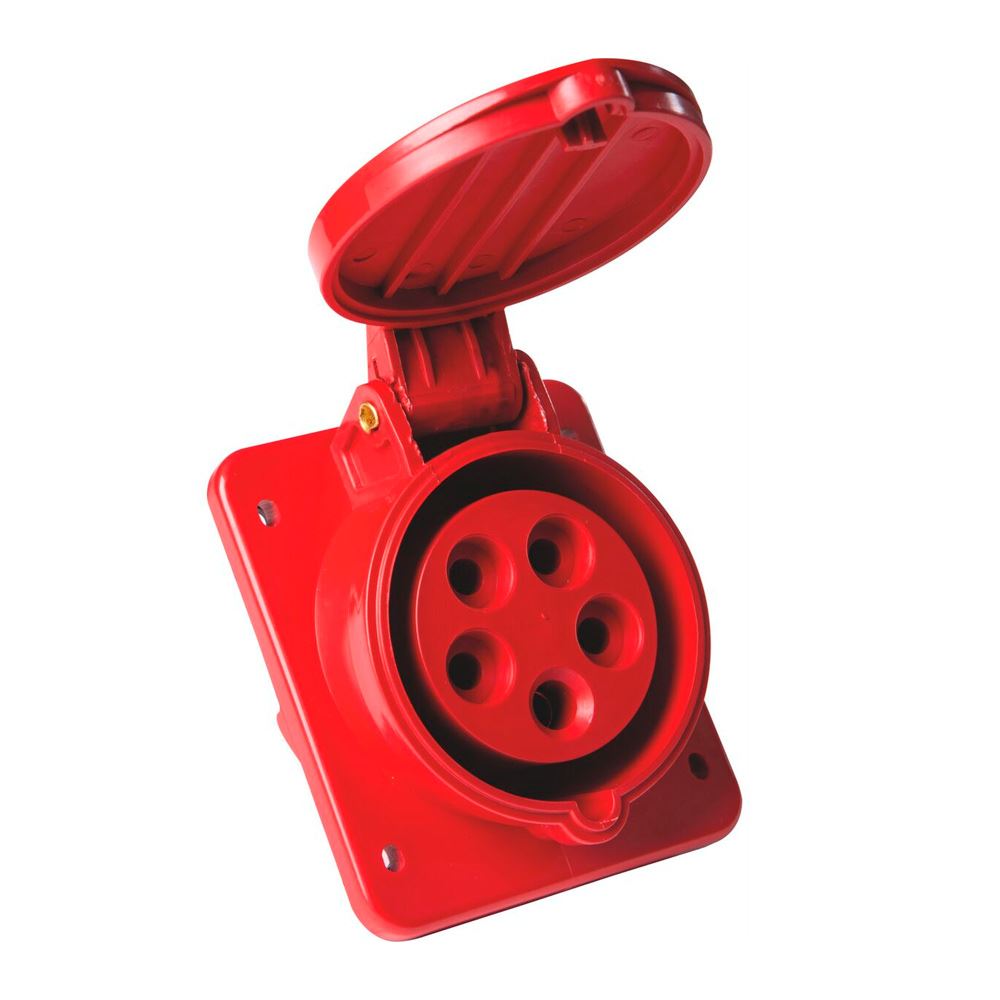 Tomada de Embutir Industrial 3P+N+T 32A 380-415V 6H IP44 TRAMONTINA ...